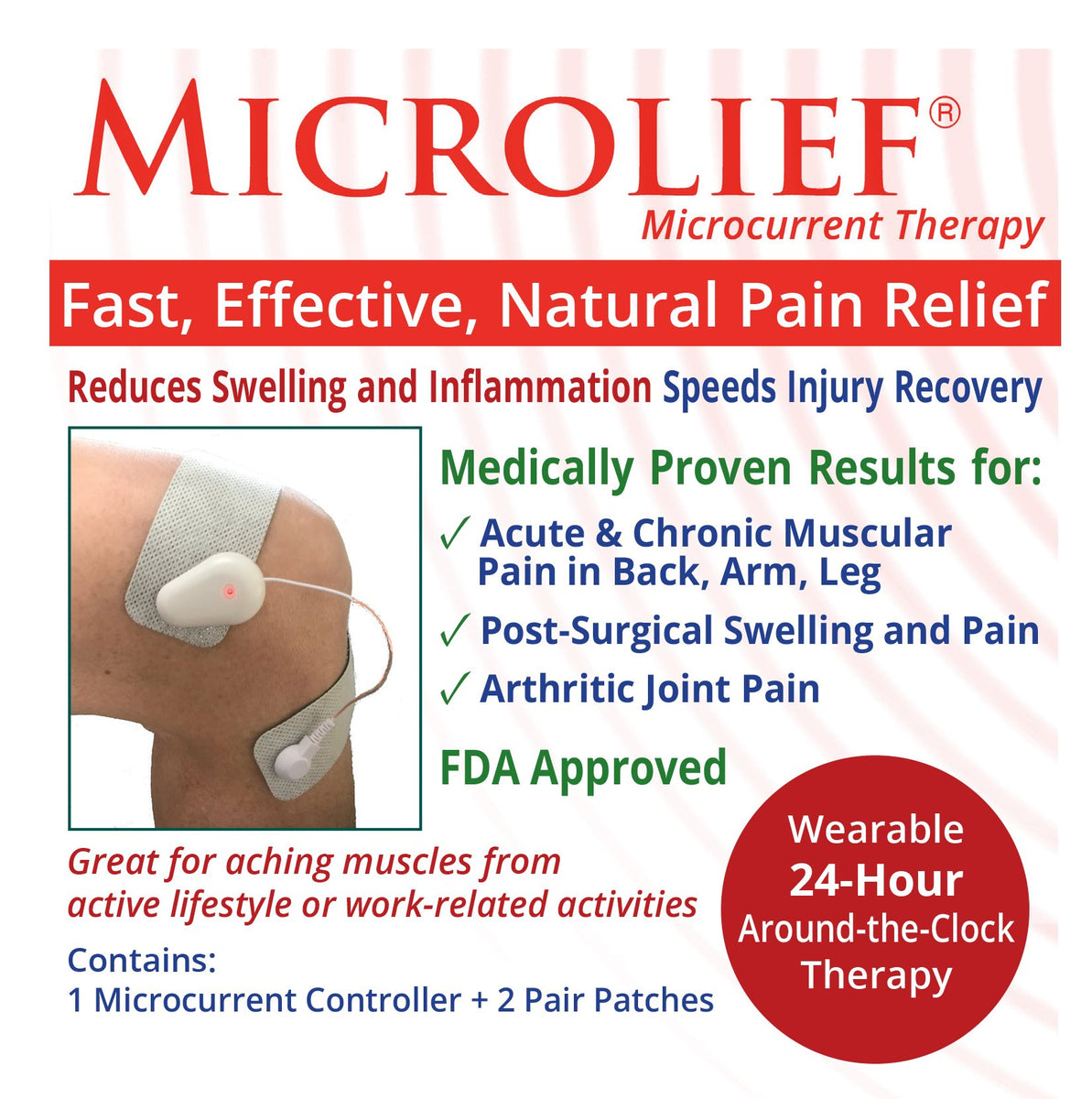 Microlief® Natural Pain Relief Patch – Basic Wellness 4 All